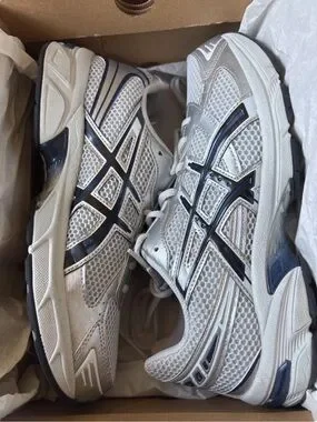 Asics | Shoes | Asics Glacier Greyblack Gell13 Shoe Box Label | Poshmark